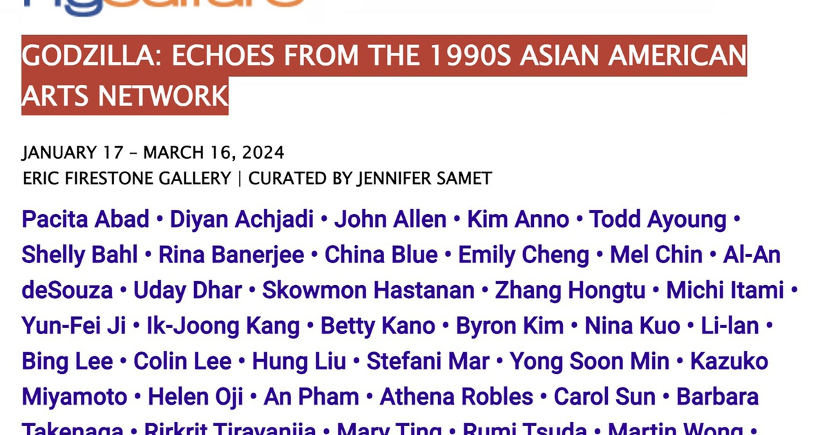 Godzilla: Echoes of the 1990s Asian American Arts Network | 17 January ...